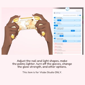 Rigged Vtuber Controller Hands: Animated Gaming Asset (live2d) - Etsy