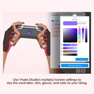 Rigged Vtuber Controller Hands: Animated Gaming Asset (live2d) - Etsy