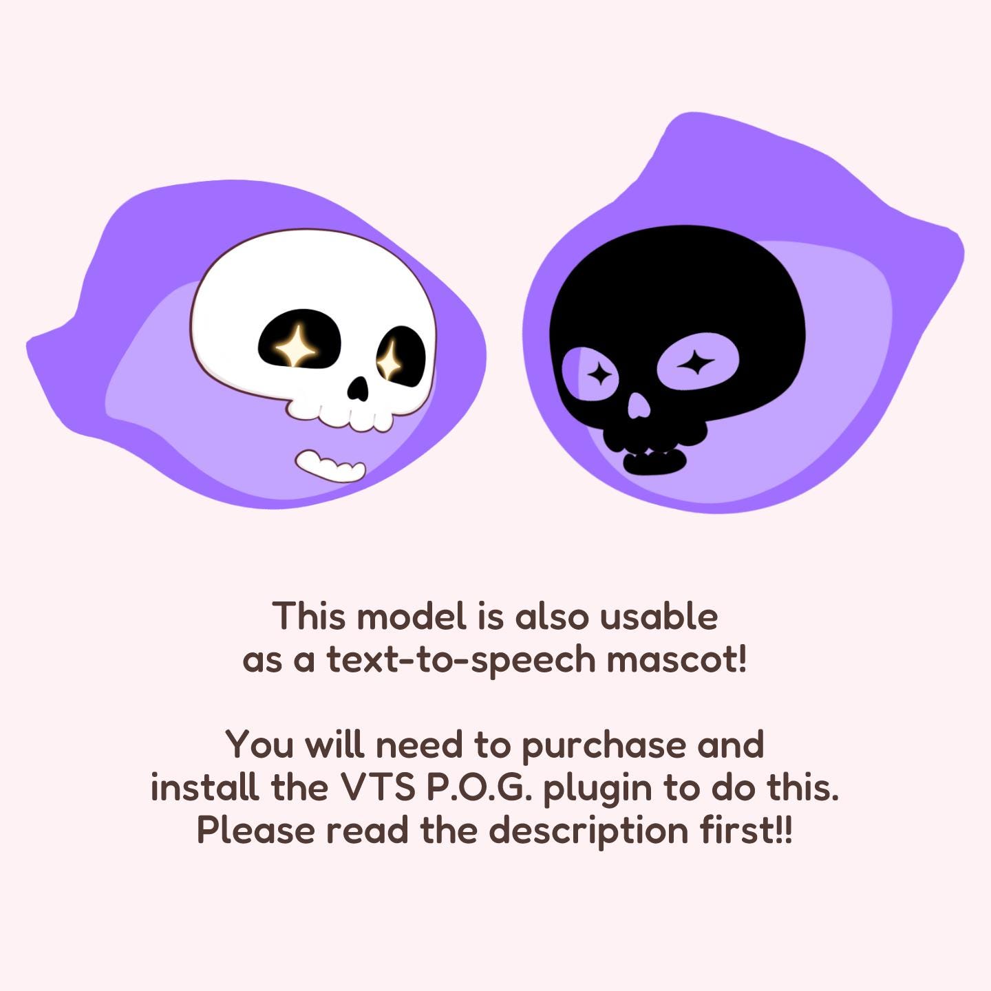 Rigged Vtuber Flaming Skull: Halloween Animated Avatar (live2d) - Etsy