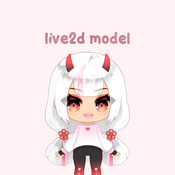 Vampire Live2d Vtuber Model Premade - Etsy