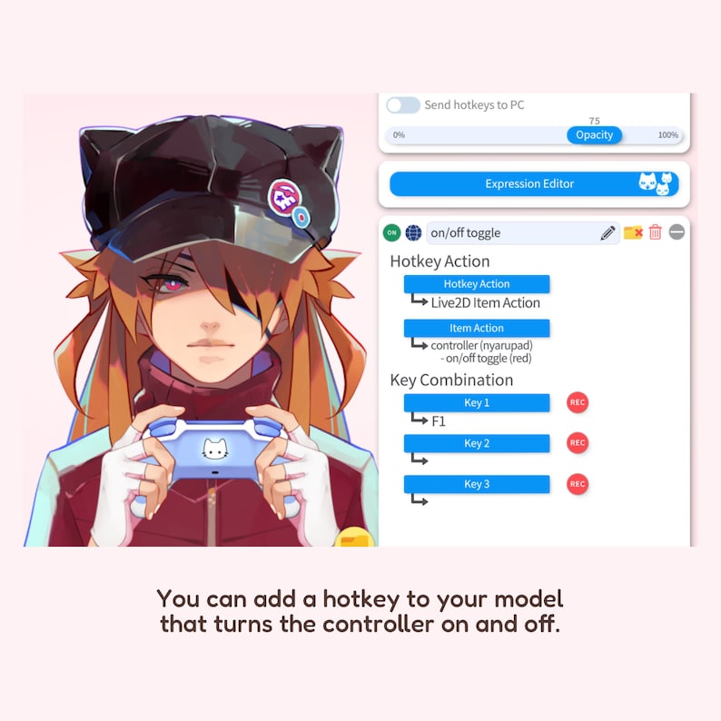 Rigged Vtuber Controller Hands: Animated Gaming Asset (live2d) - Etsy