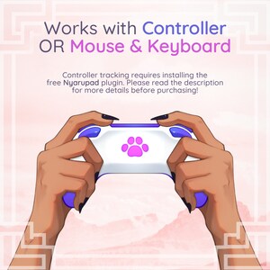 Rigged Vtuber Controller Hands: Animated Gaming Asset (live2d) - Etsy