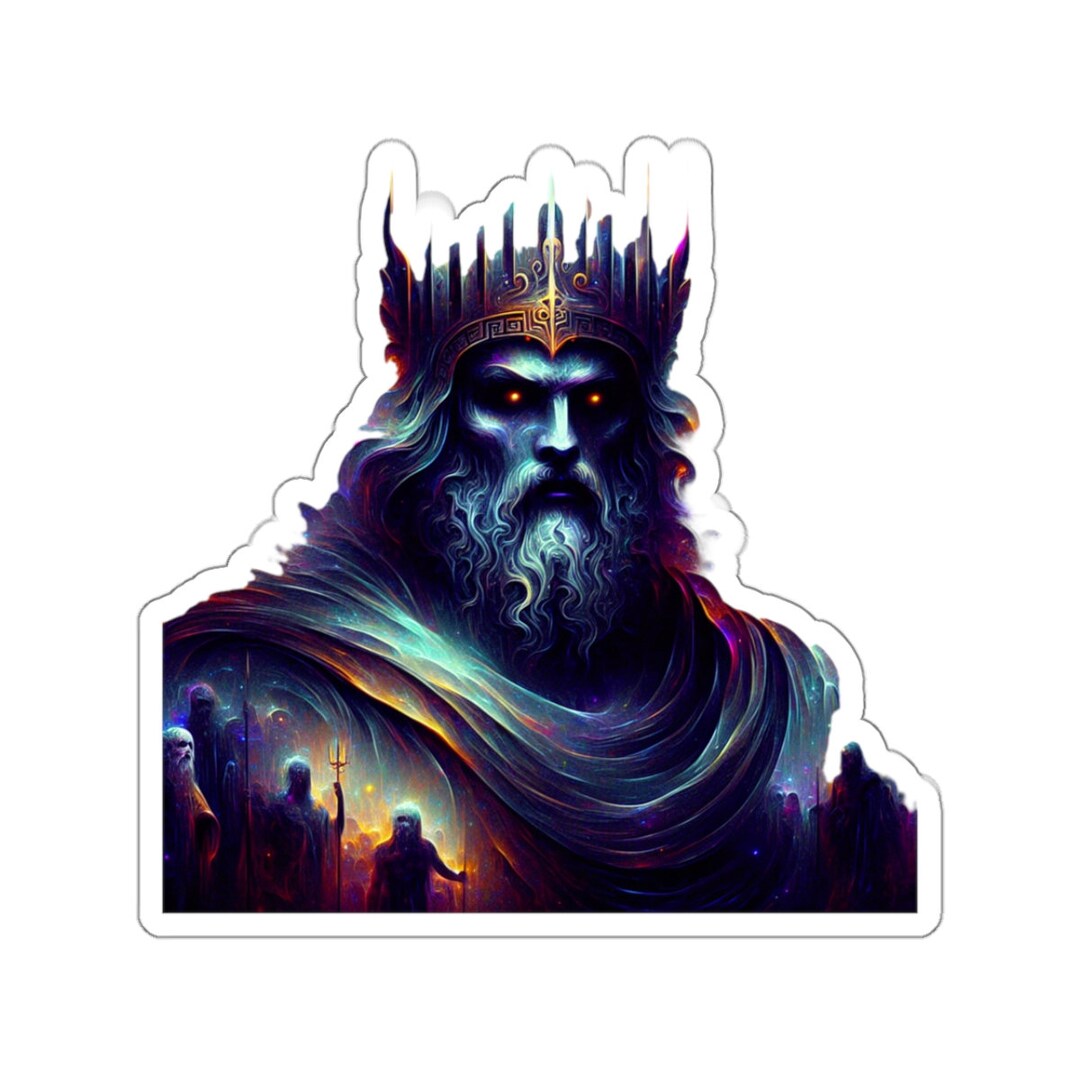 Kiss-cut Stickers Hades Greek God of the Underworld - Etsy