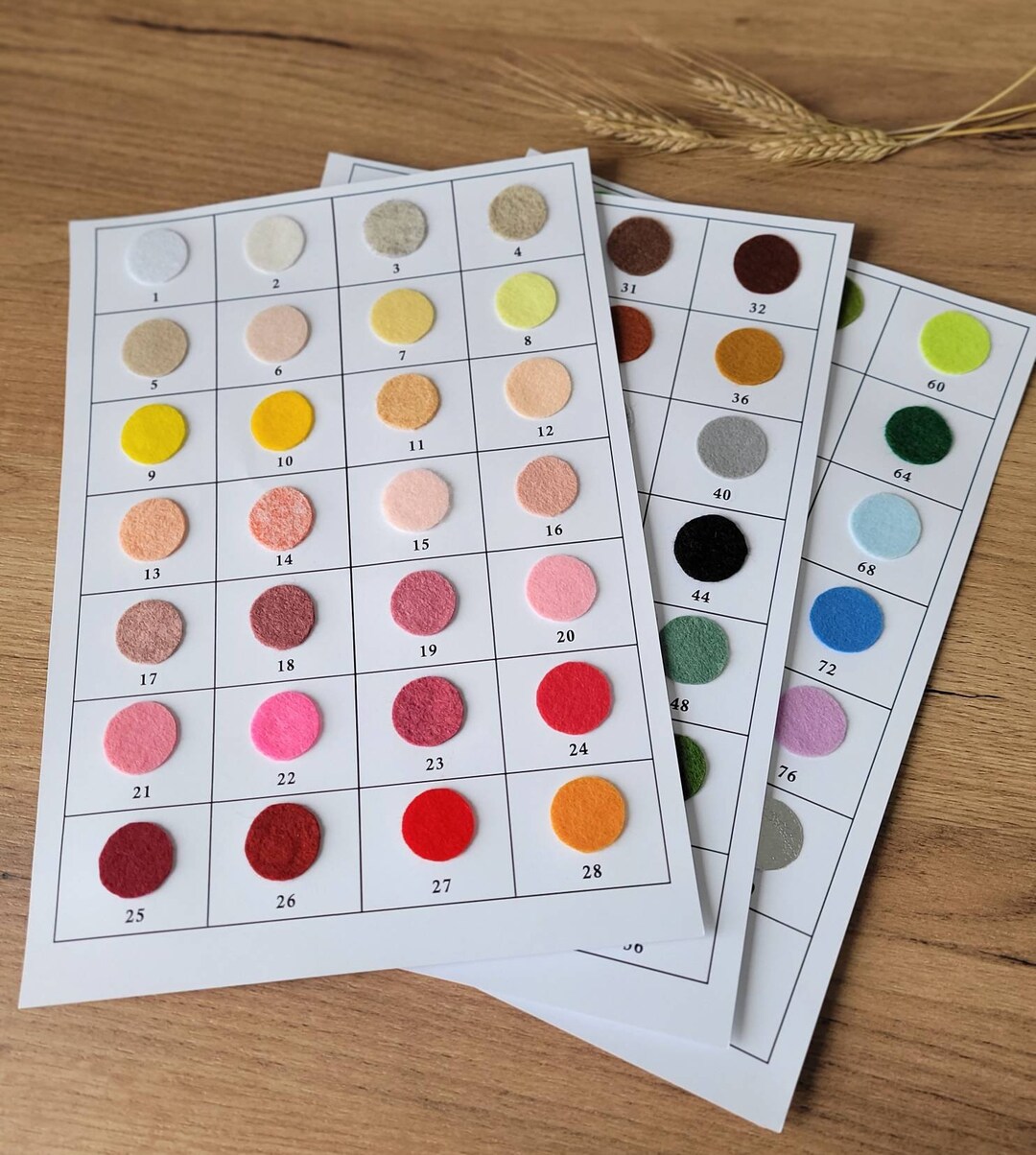 Felt Colour Palette by Feltworldstore, PLEASE DON'T BUY - Etsy