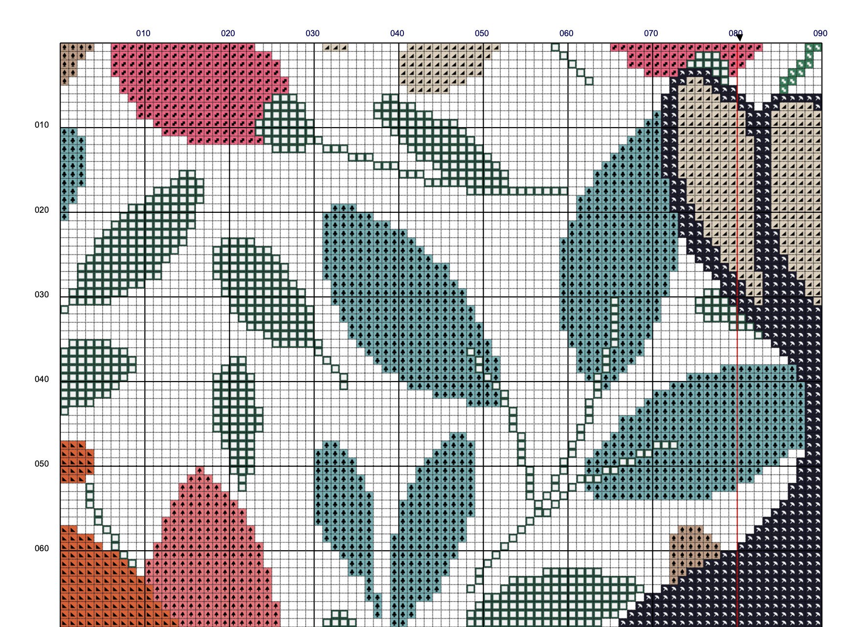Floral Rabbit 1 Cross Stitch Pattern - Etsy