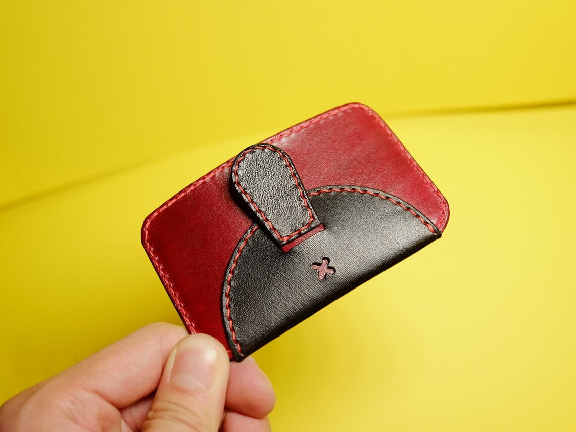 Cute Cat Card Holder/wallet With Pull Tag tail | Etsy