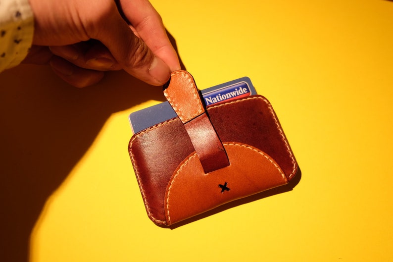 Cute Cat Card Holder/wallet With Pull Tag tail - Etsy