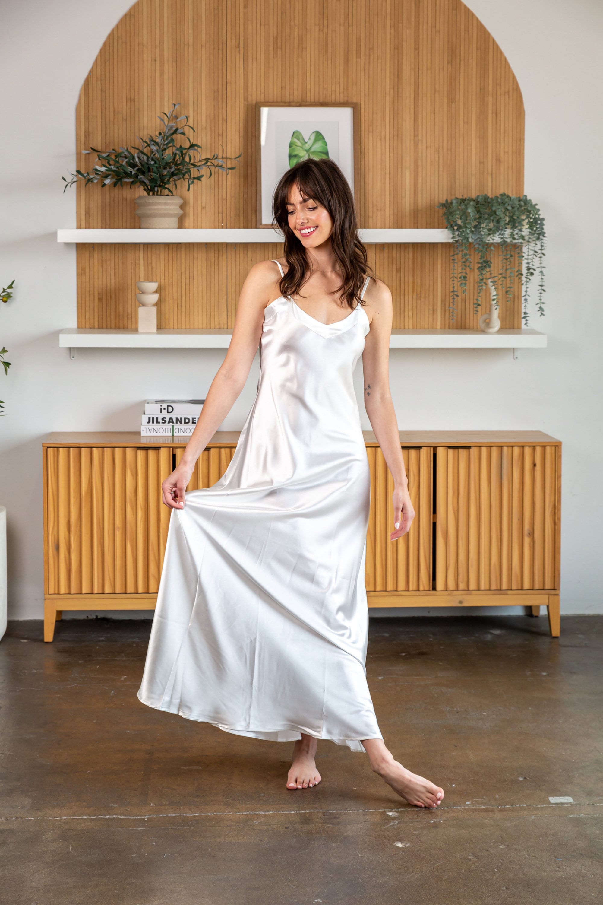 Satin Inner Slip, Adjustable Tank, Slip Dress, Inner Gown, Cami ...
