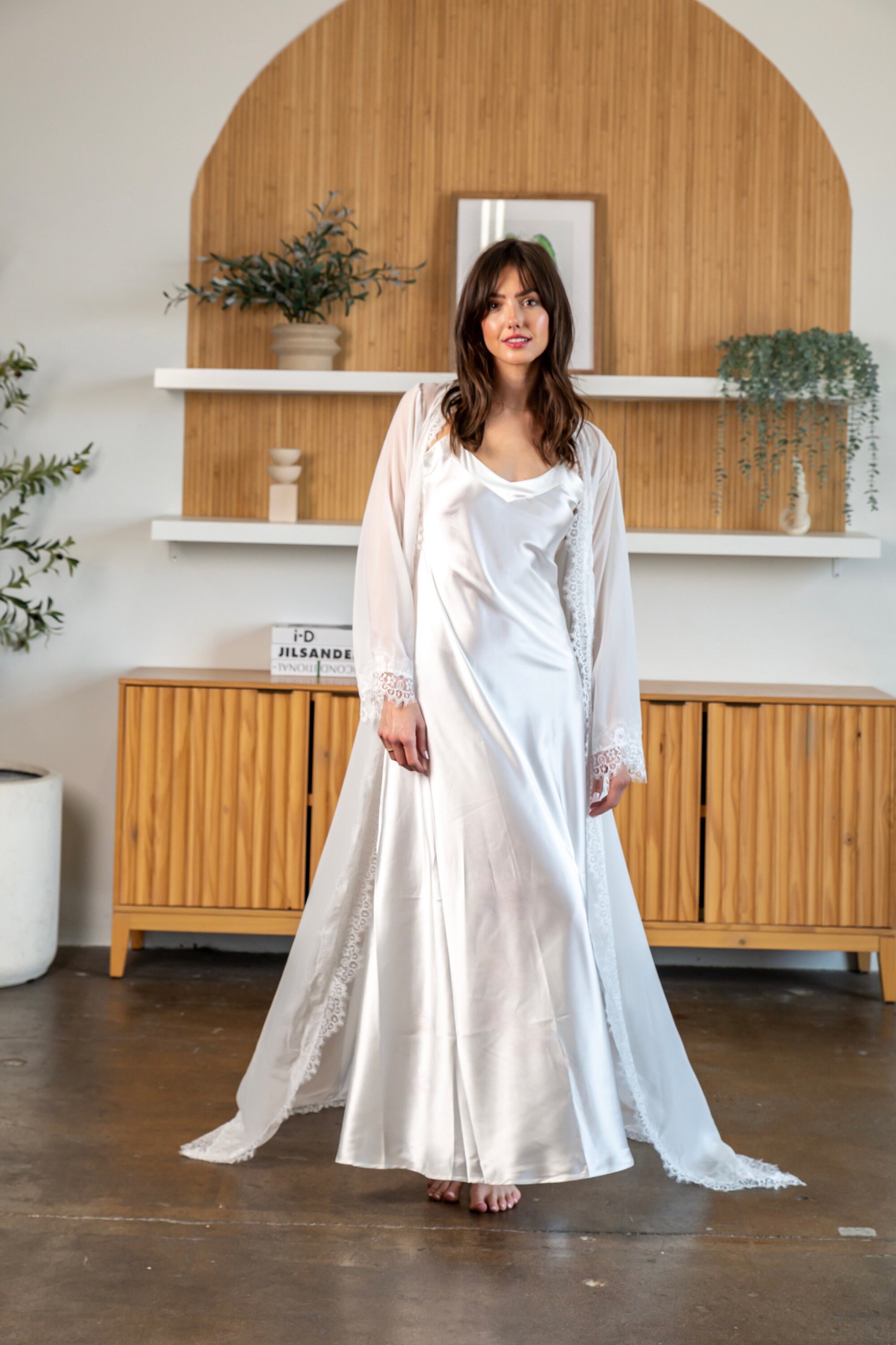 Long Satin Inner Slip, Adjustable Tank, Slip Dress, Inner Gown, Cami ...