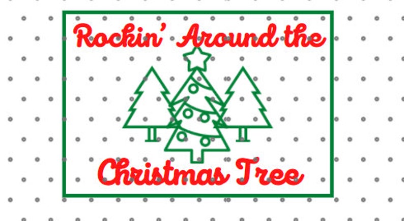 Rockin' Around the Christmas Tree - Etsy