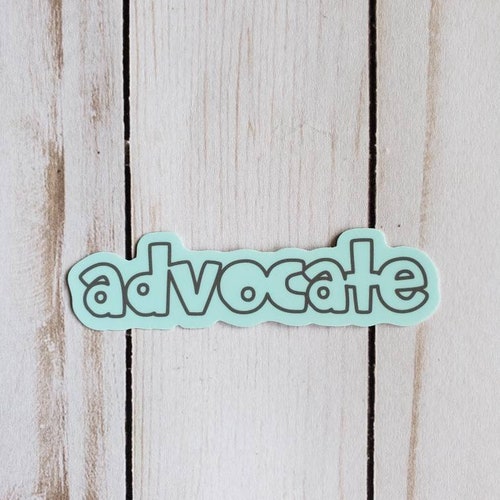 Advocate Passionately Vinyl Sticker - Etsy
