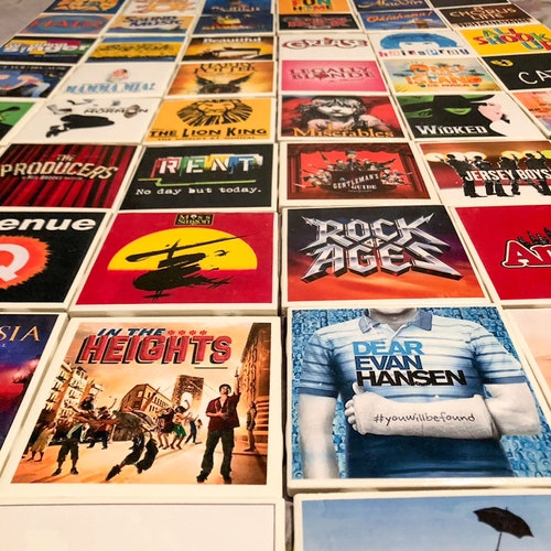 Custom Musical Playbill Coasters - Etsy