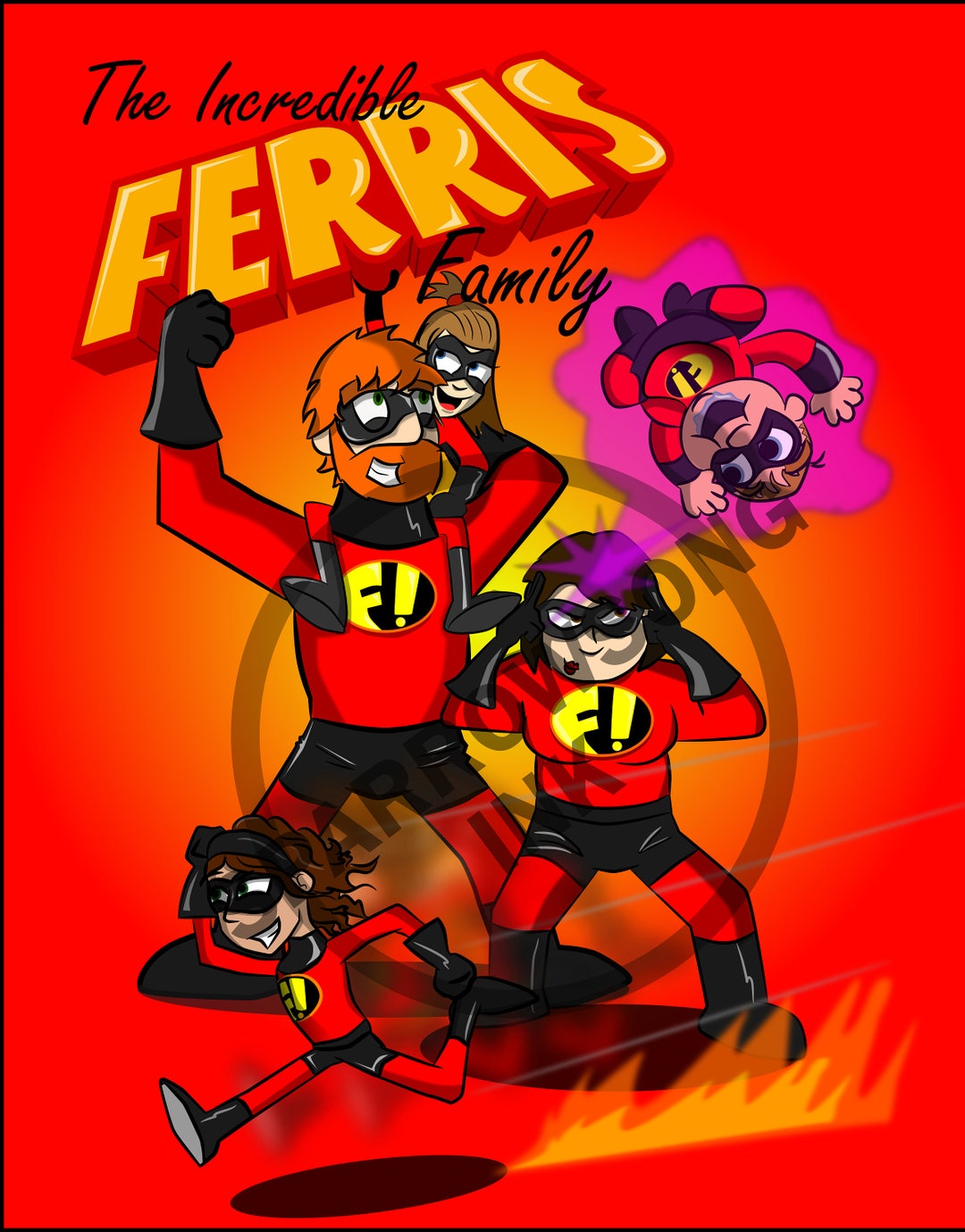 Personalized Full Color Digital Art - Etsy