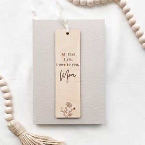 Mother's Day Bookmark Personalized Gift for Mom - Etsy