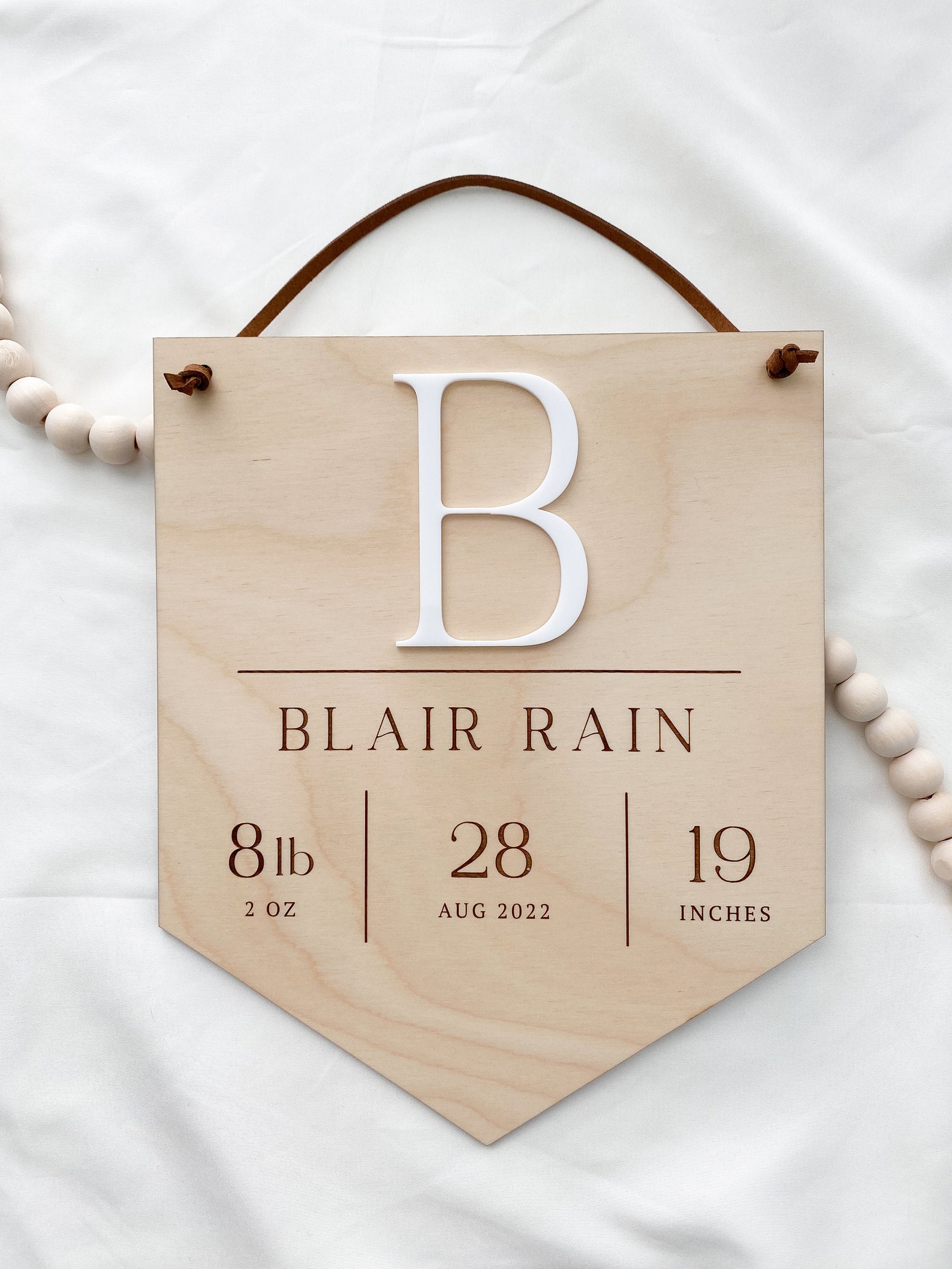 Birth Announcement Sign Birth Stats Sign Personalized - Etsy UK