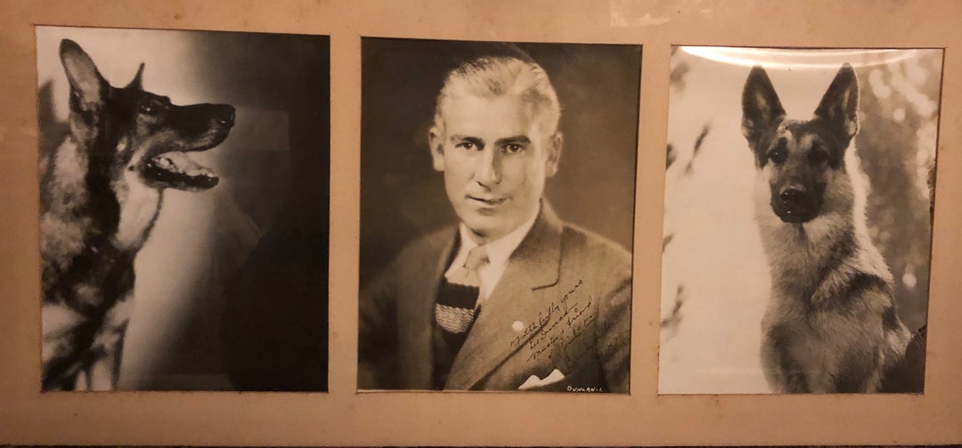 Rin Tin Tin and Lee Duncan Original Signed Photos - Etsy