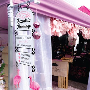 Personalized Sign for Hanging on Pop up Tents, Market Displays, Custom ...