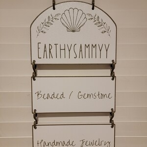 Personalized Sign for Hanging on Pop up Tents, Market Displays, Custom ...