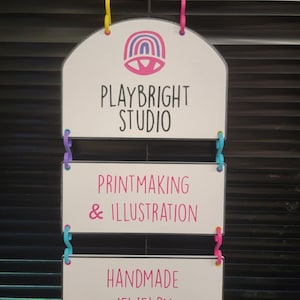 Personalized Sign for Hanging on Pop up Tents, Market Displays, Custom ...