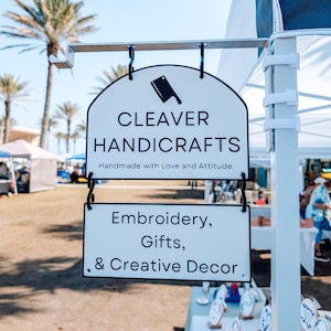 Personalized Sign for Hanging on Pop up Tents, Market Displays, Custom ...