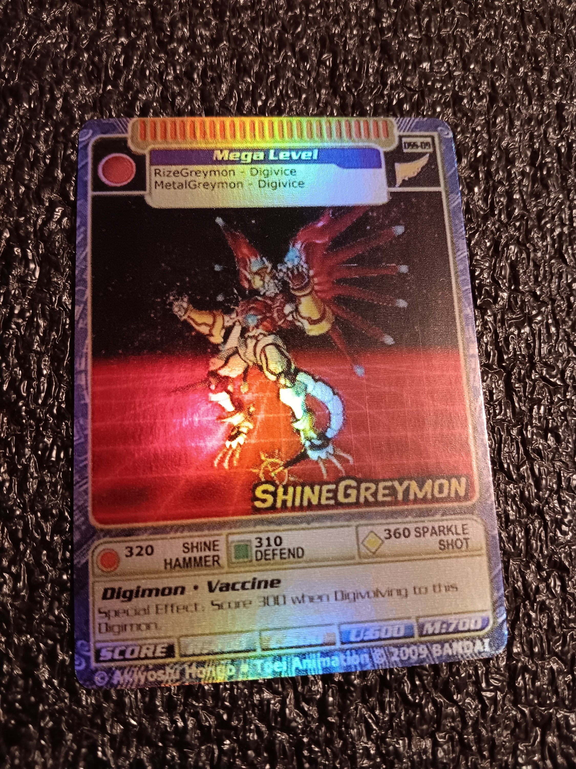 Digimon Card Custom New Shinegreymon, Holo Sleeved - Etsy