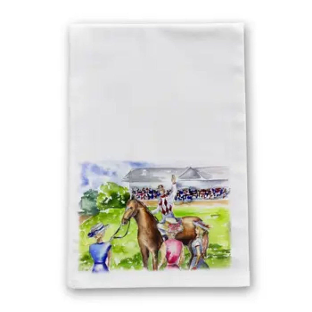 Derby Horse Racing Winner Jockeys Tea Towel - 2024 Derby - Derby Gift ...