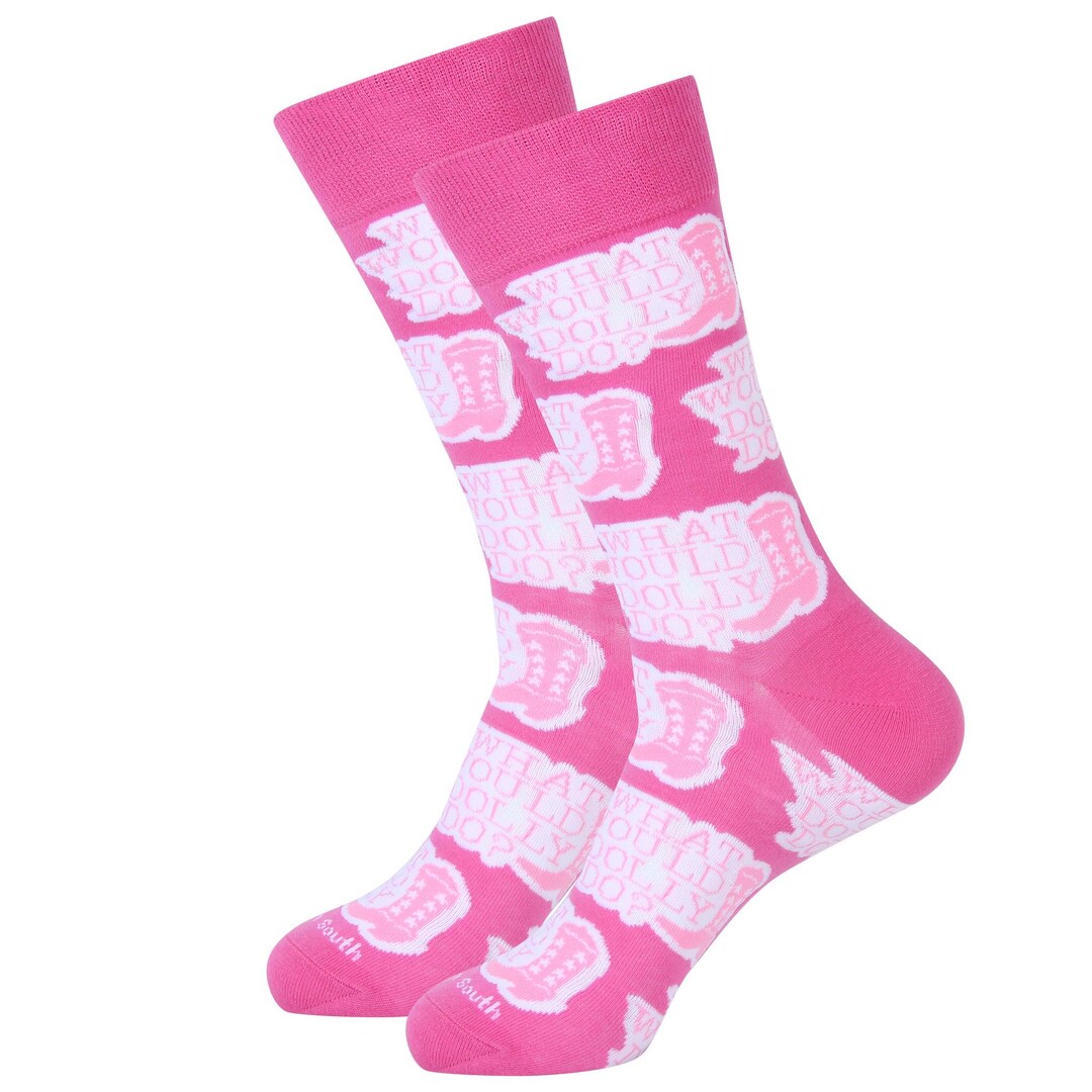 Dolly Socks - What Would Dolly Do Socks - Dolly Fans - Dolly Lovers ...