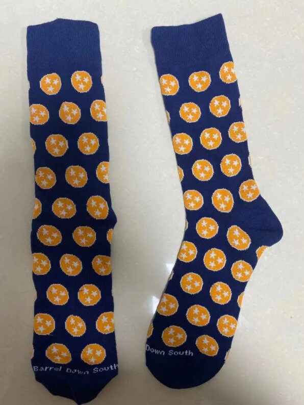 Navy/orange Tri-star Tennessee Sock Knoxville Tennessee - Etsy