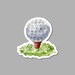 Golf Ball Golfing Sticker - Gift Ideas - Golfballs - Funny Stickers ...