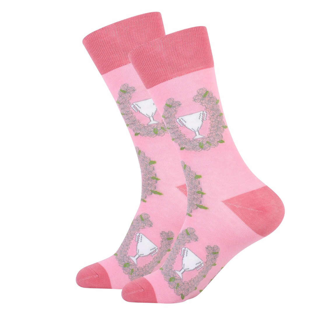 Derby Socks - Trophy in Roses Horseshoe Derby Socks - Derby Party ...