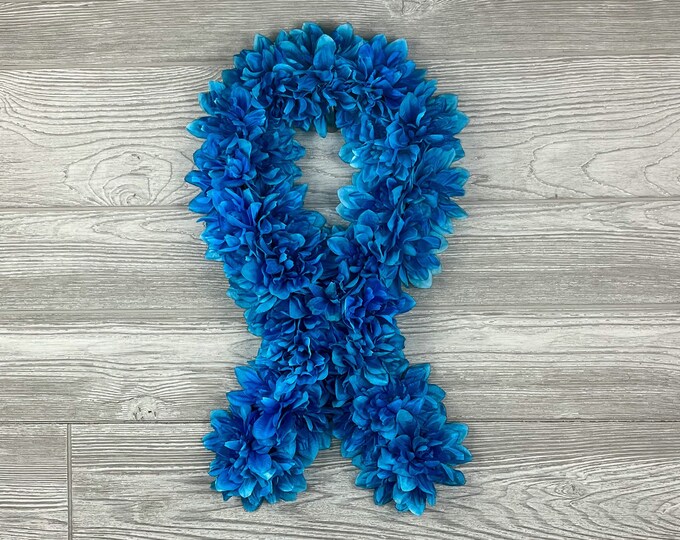Colon Cancer Awareness Wreath, Colon Cancer Wreath, Colon Cancer ...