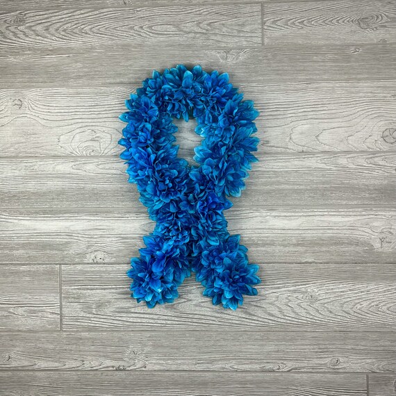Colon Cancer Awareness Wreath Colon Cancer Wreath Colon - Etsy