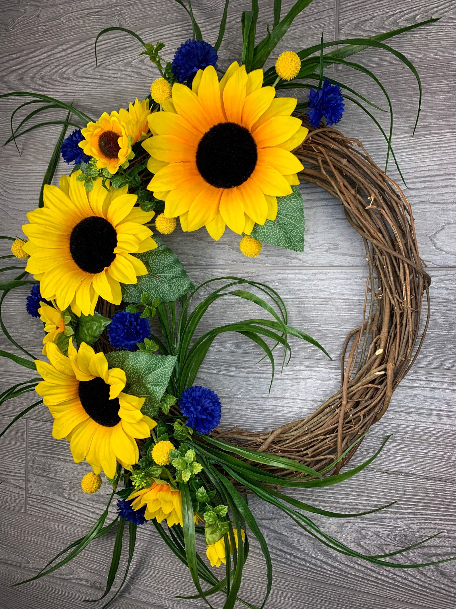 BEST SELLING Sunflower Wreath Summer Wreath Farmhouse - Etsy