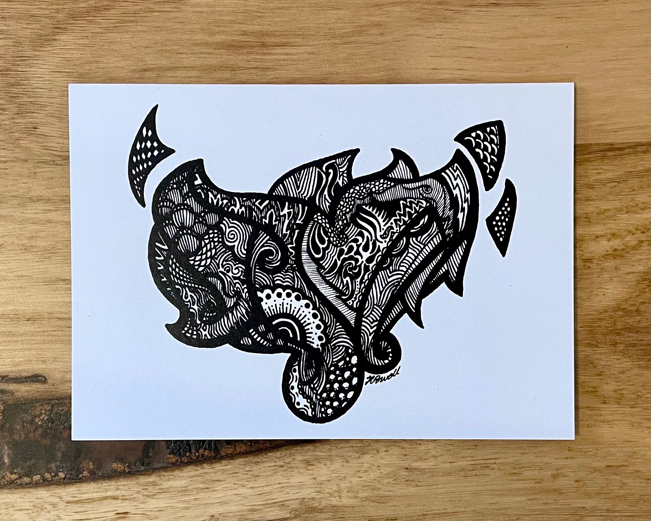 8 Set of Greeting Cards With Detailed Designs - Etsy