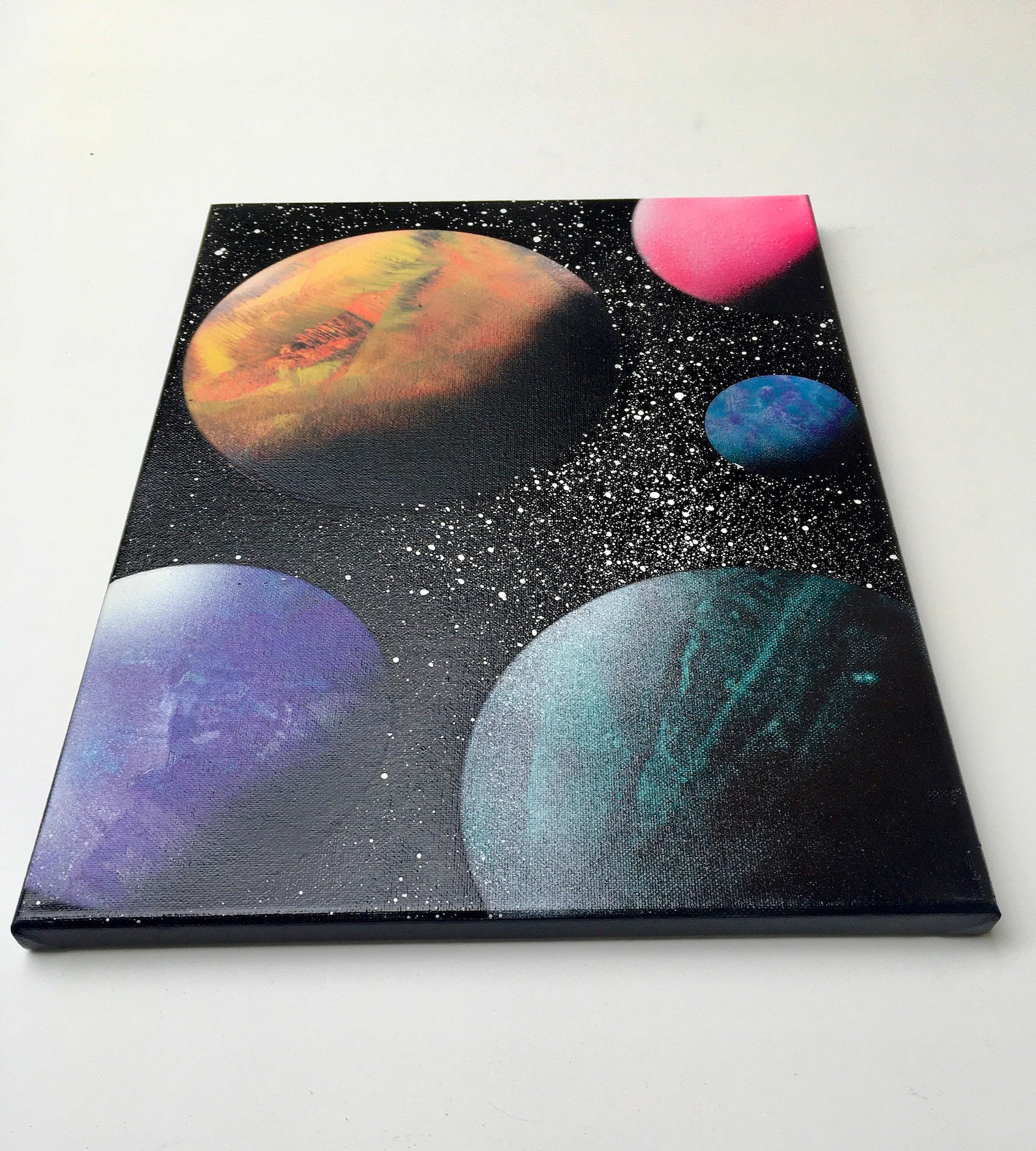 Spray Painting of Night Sky Spray Painting Artwork Spray Painting Art ...