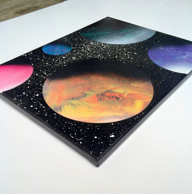 Spray Painting of Night Sky - Spray Painting Artwork - Spray Painting ...