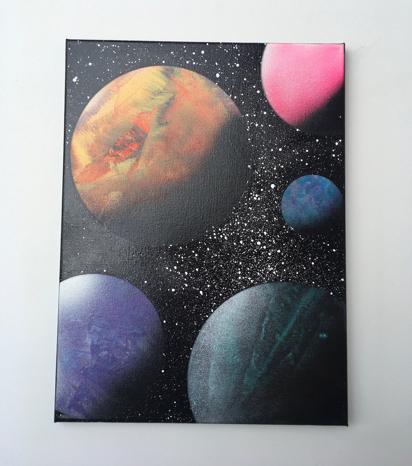 Spray Painting of Night Sky - Spray Painting Artwork - Spray Painting ...