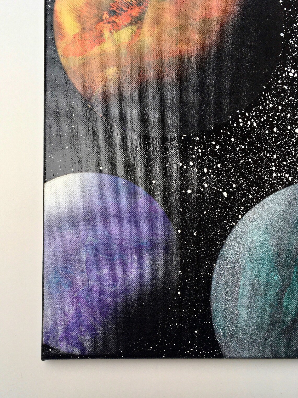 Spray Painting of Night Sky Spray Painting Artwork Spray - Etsy