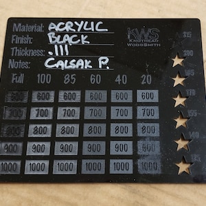 Laser Cut Test File - Etsy