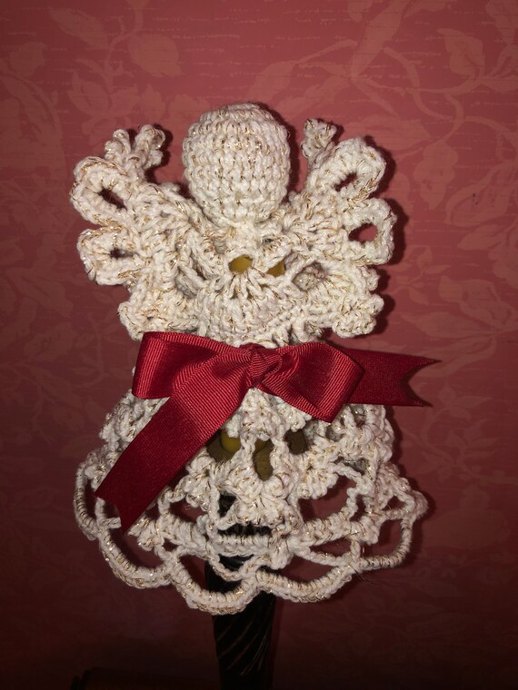 Crochet Angel Tree Topper | Etsy