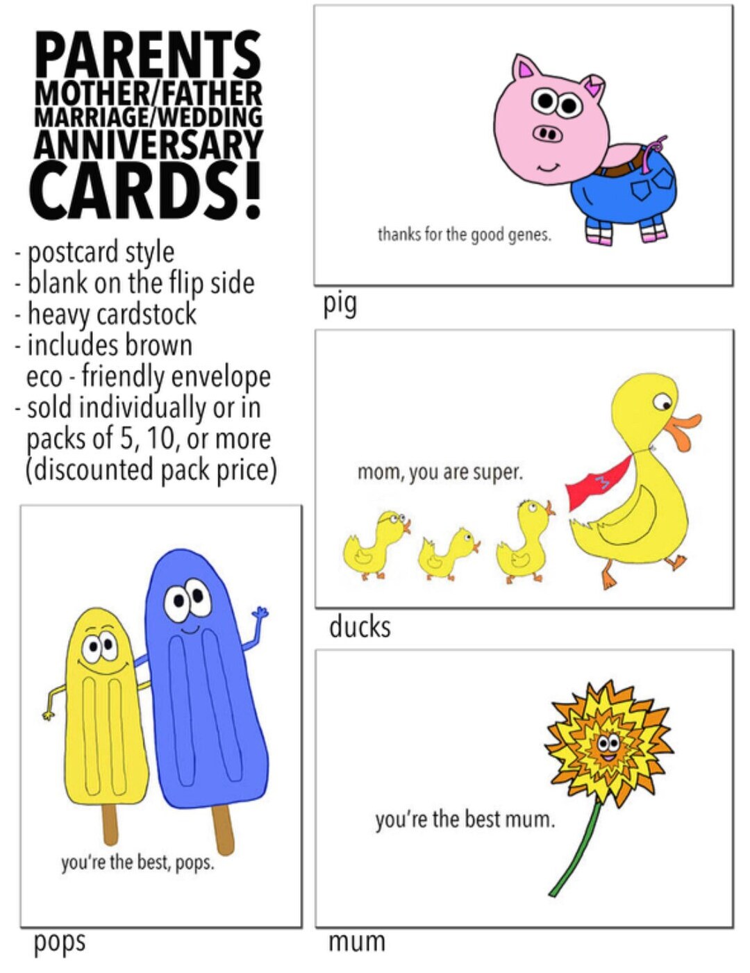 Parents / Mothers Day / Fathers Day / Wedding / Anniversary Greeting ...