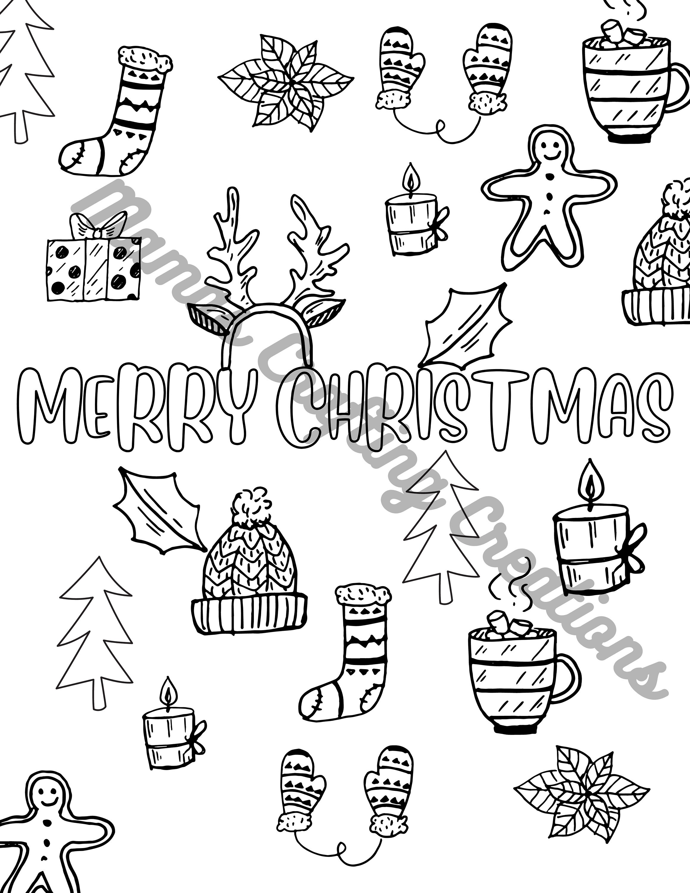 Fun Kids Christmas Coloring Pages, Christmas Coloring Pages, Christmas ...