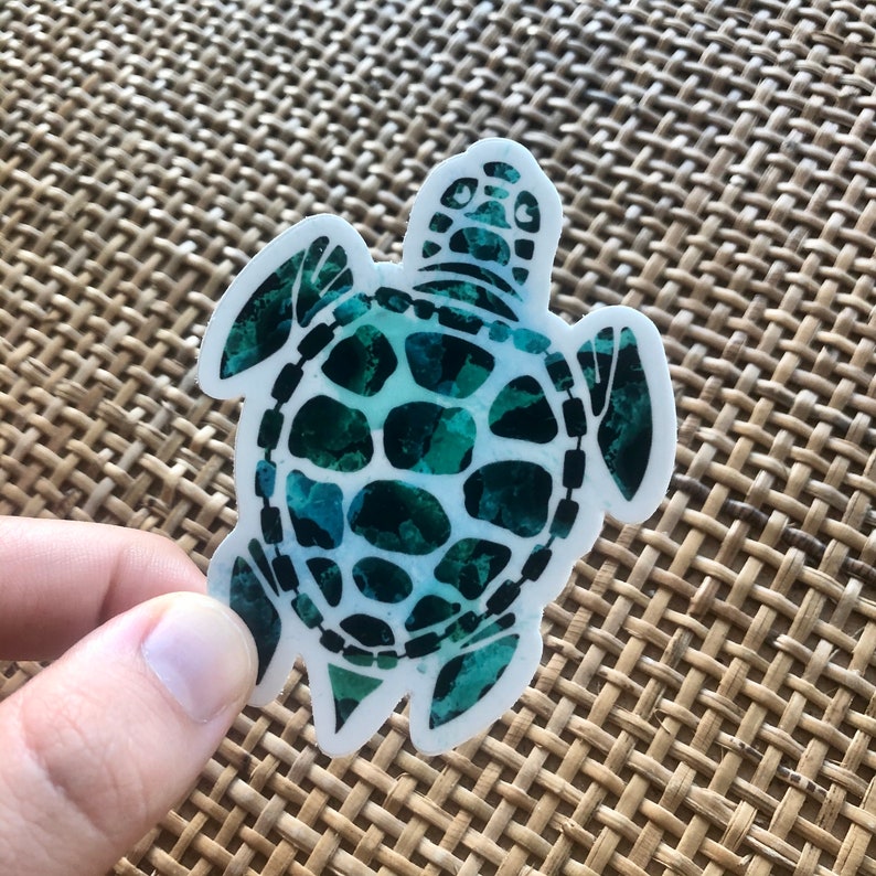 Sea Turtle Sticker Save the Turtles Turtle Sticker Laptop - Etsy