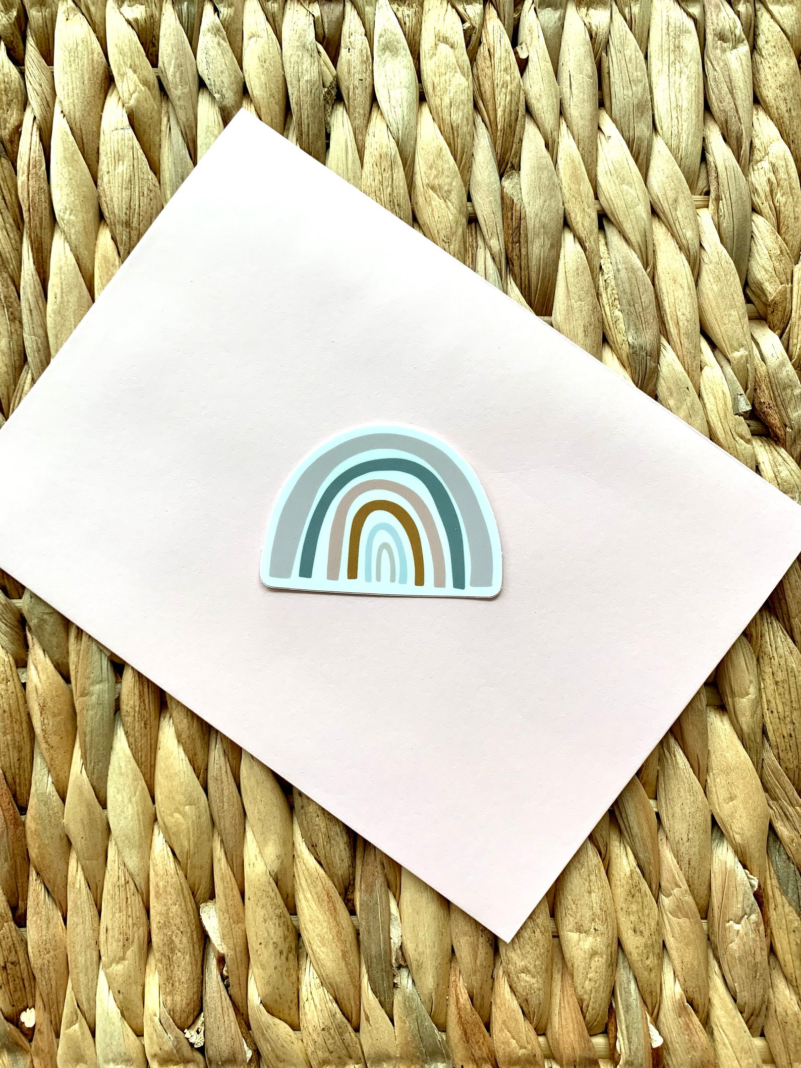 Pastel Rainbow Sticker Waterproof Sticker Rainbow Stickers - Etsy