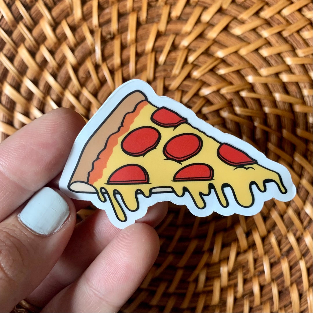 Pizza Sticker, Cheesy Pizza Sticker, Pizza Lover, Foodie, Chicago ...