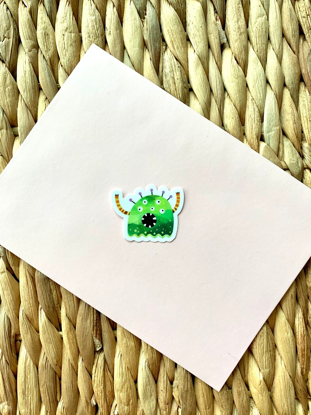 Green Monster Sticker - Etsy