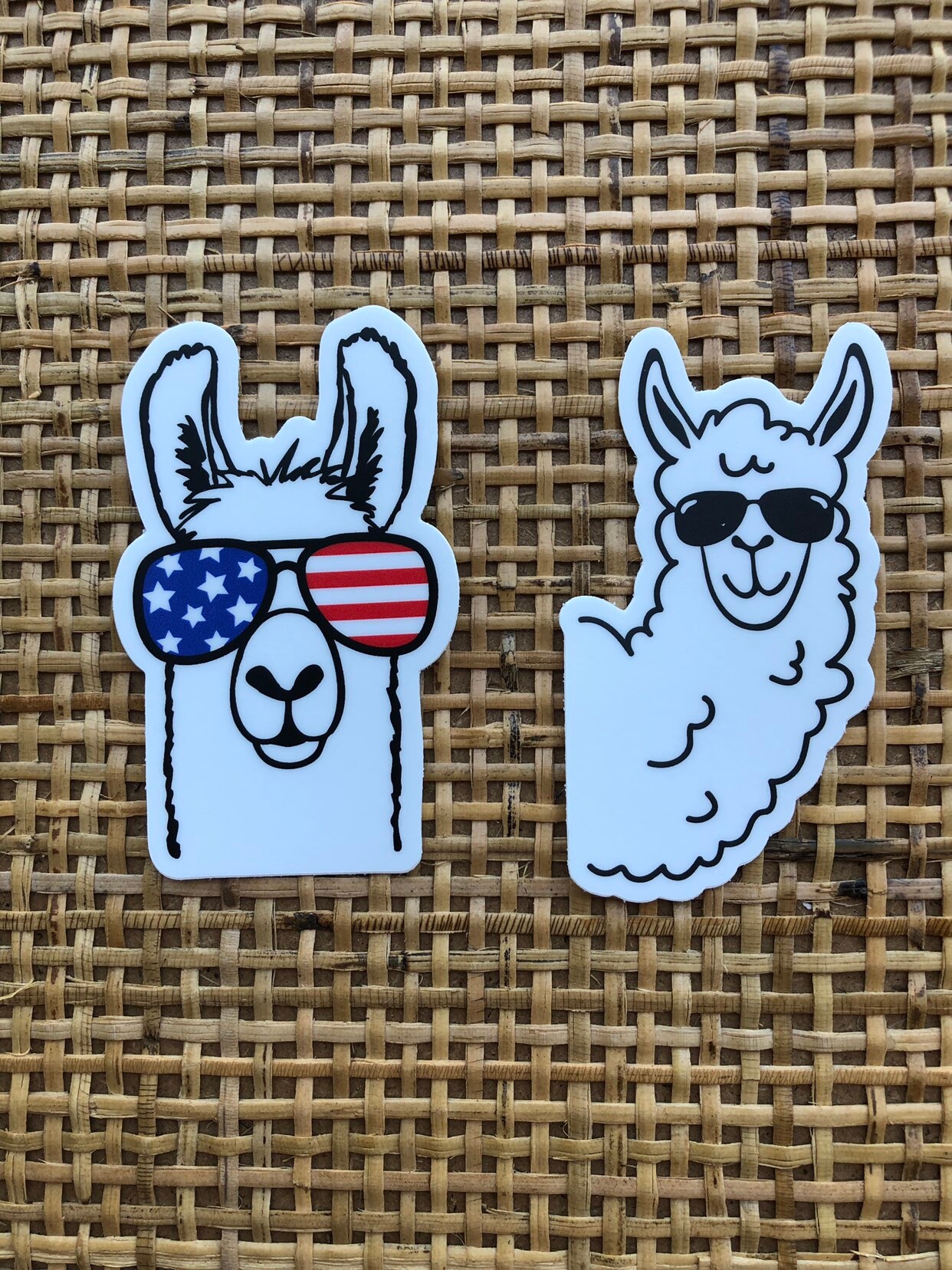 Llama Pack Sticker Pack No Prob Llama Sticker Sunglass Llama - Etsy Sweden