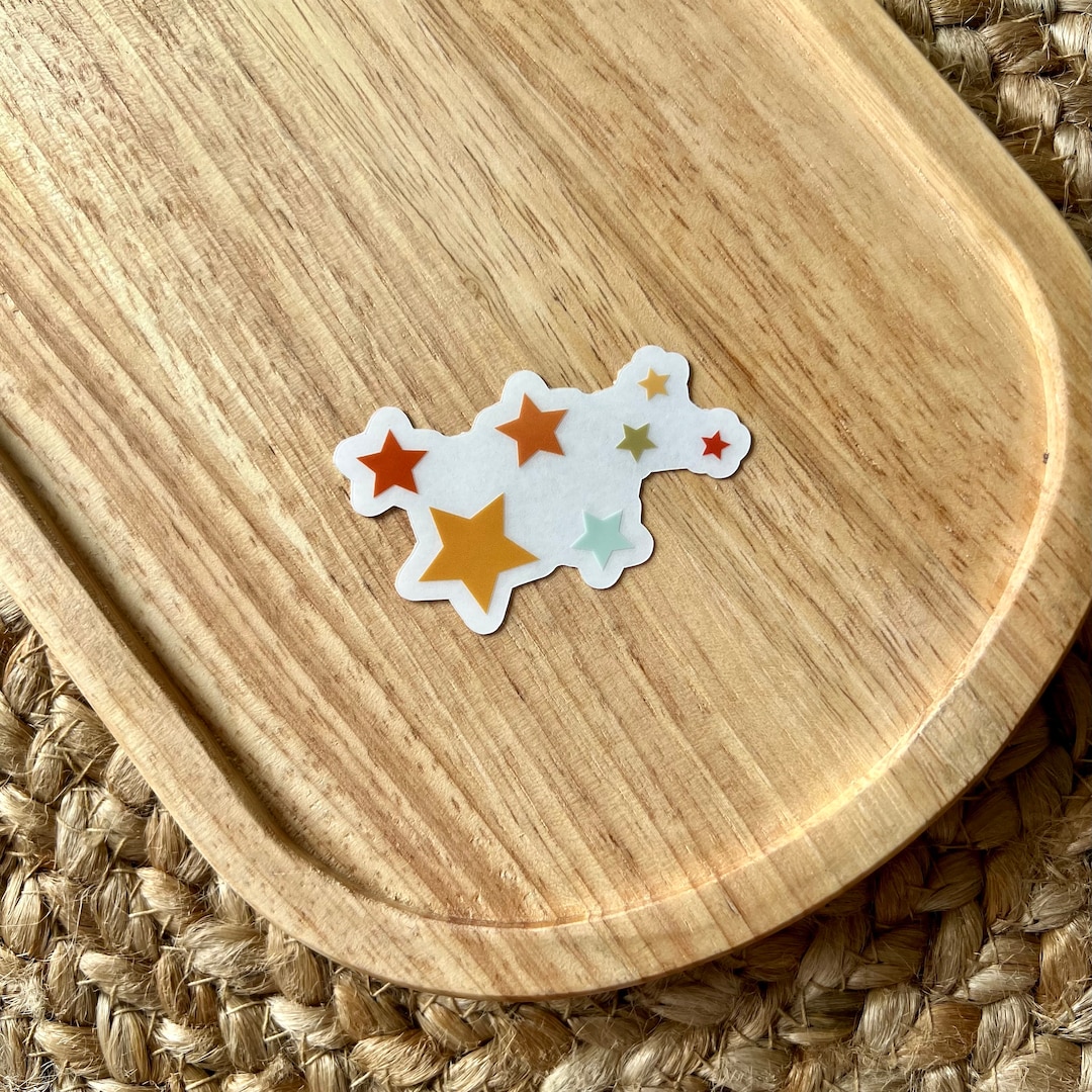 Stars Clear Background Sticker, Starry Sticker, Waterproof Sticker ...