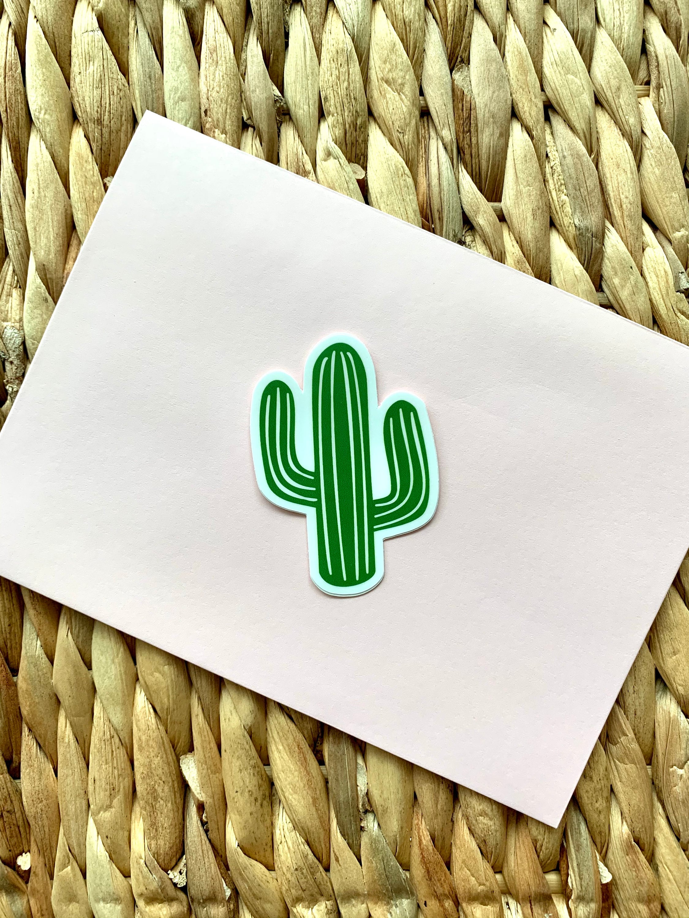 Cactus sticker Cactus cup sticker laptop decal trendy water | Etsy