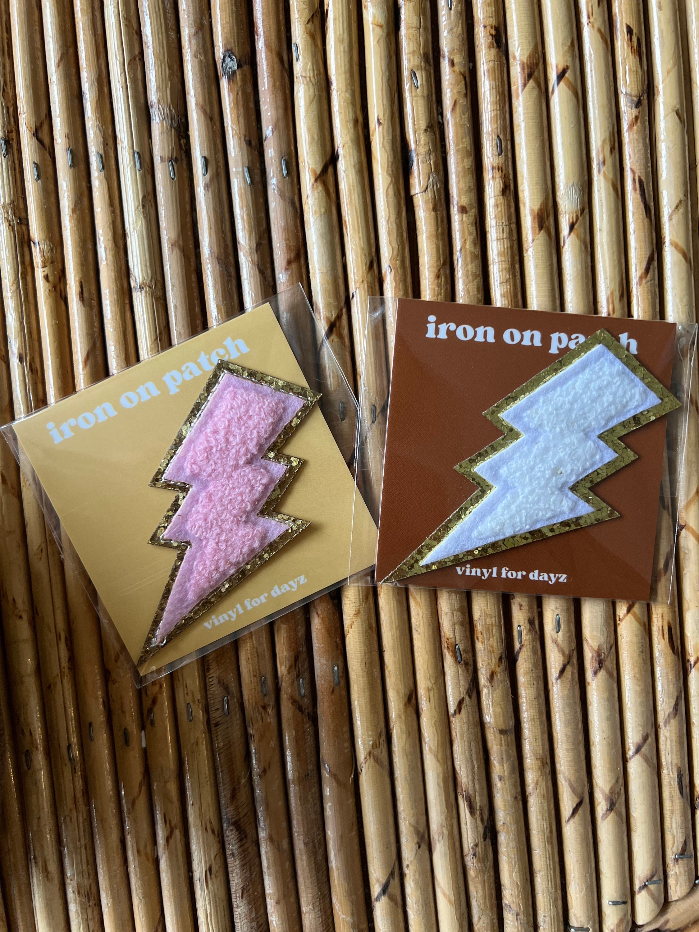 Fuzzy Iron on Patches Chenille Gold Glitter Border Patches - Etsy